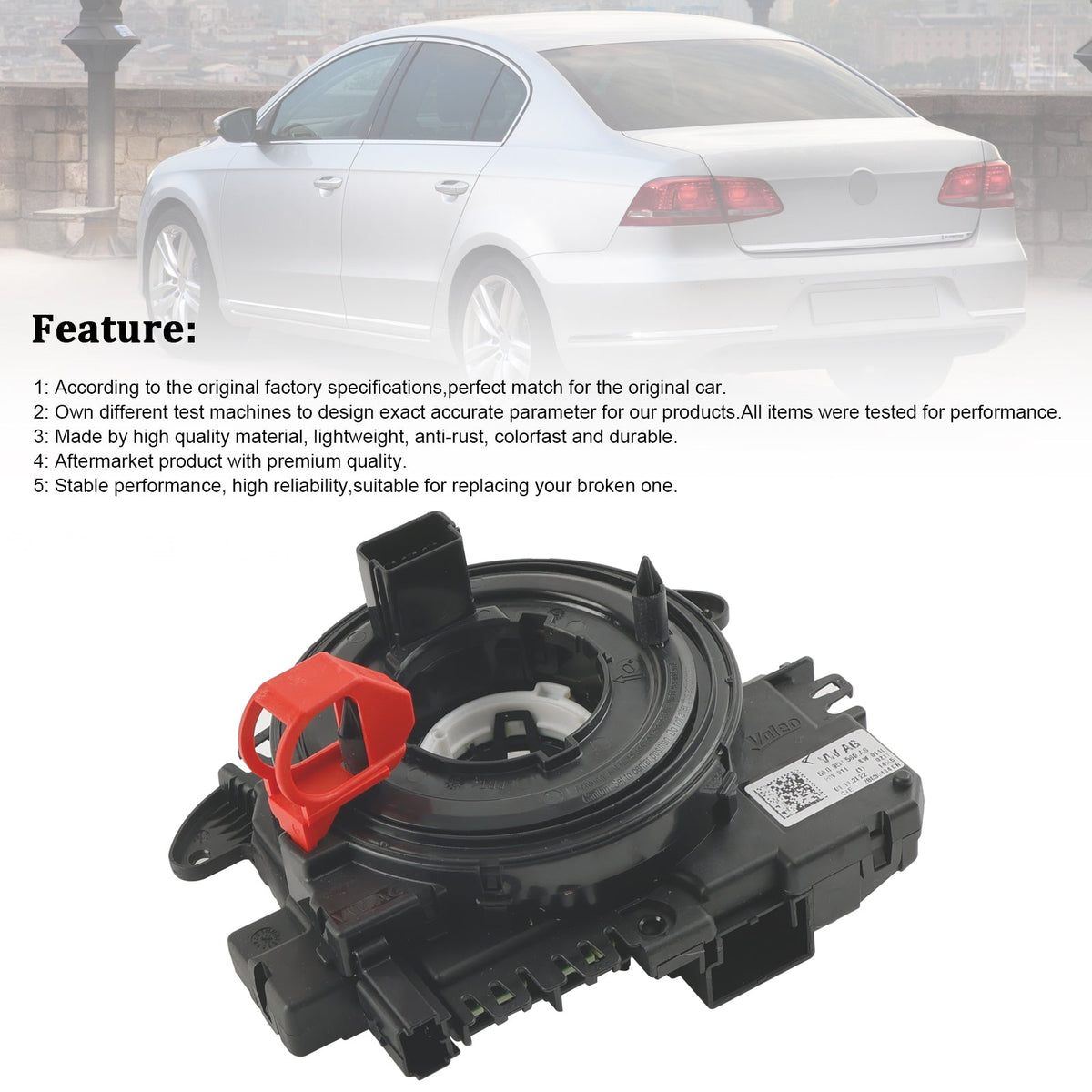 2012-2017 Volkswagen CC Clock Spring Cruise Control Module 5K0953569AS | UCarPart