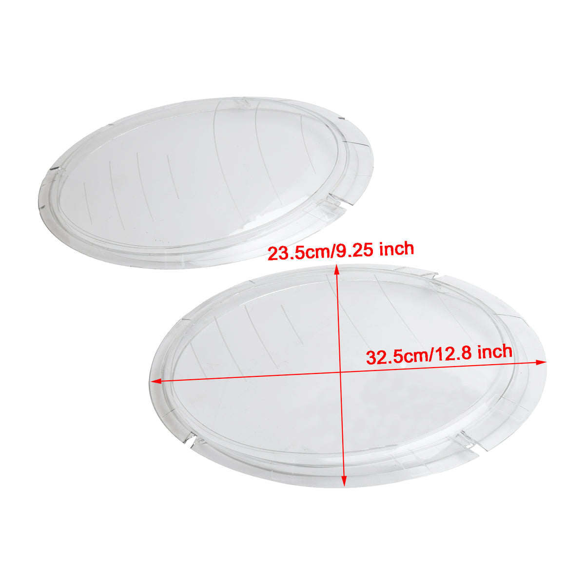 Mini Cooper R50 R53 Left +Right Headlight Lens Plastic Cover Shell 631 ...