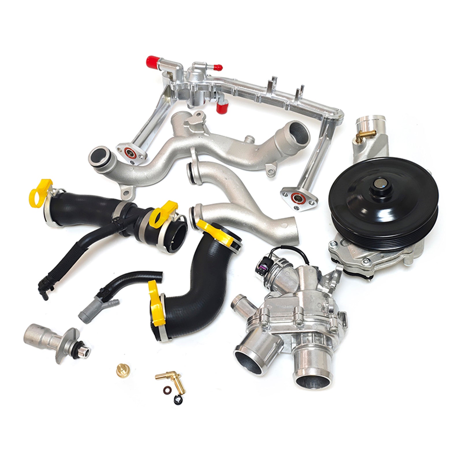 2014-2021 Jaguar F-Type 3.0L V6 Cooling System Kit Supercharged Engine ...