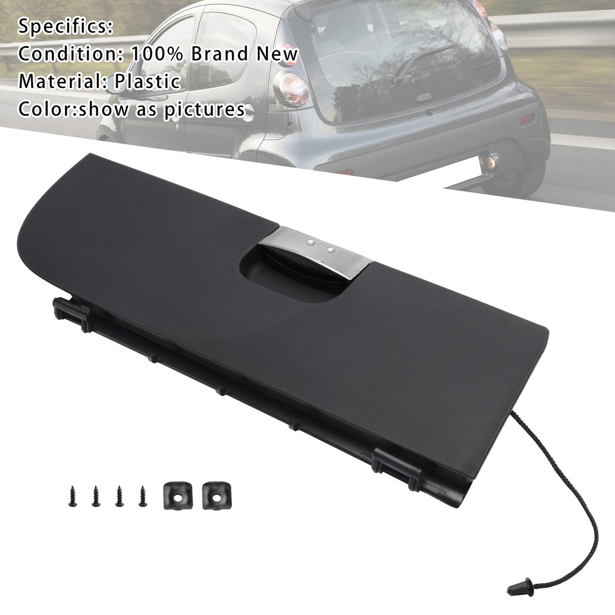 2005-2014 Toyota Aygo Peugeot 107 Citroen C1 RHD Black Glove Box Lid C ...
