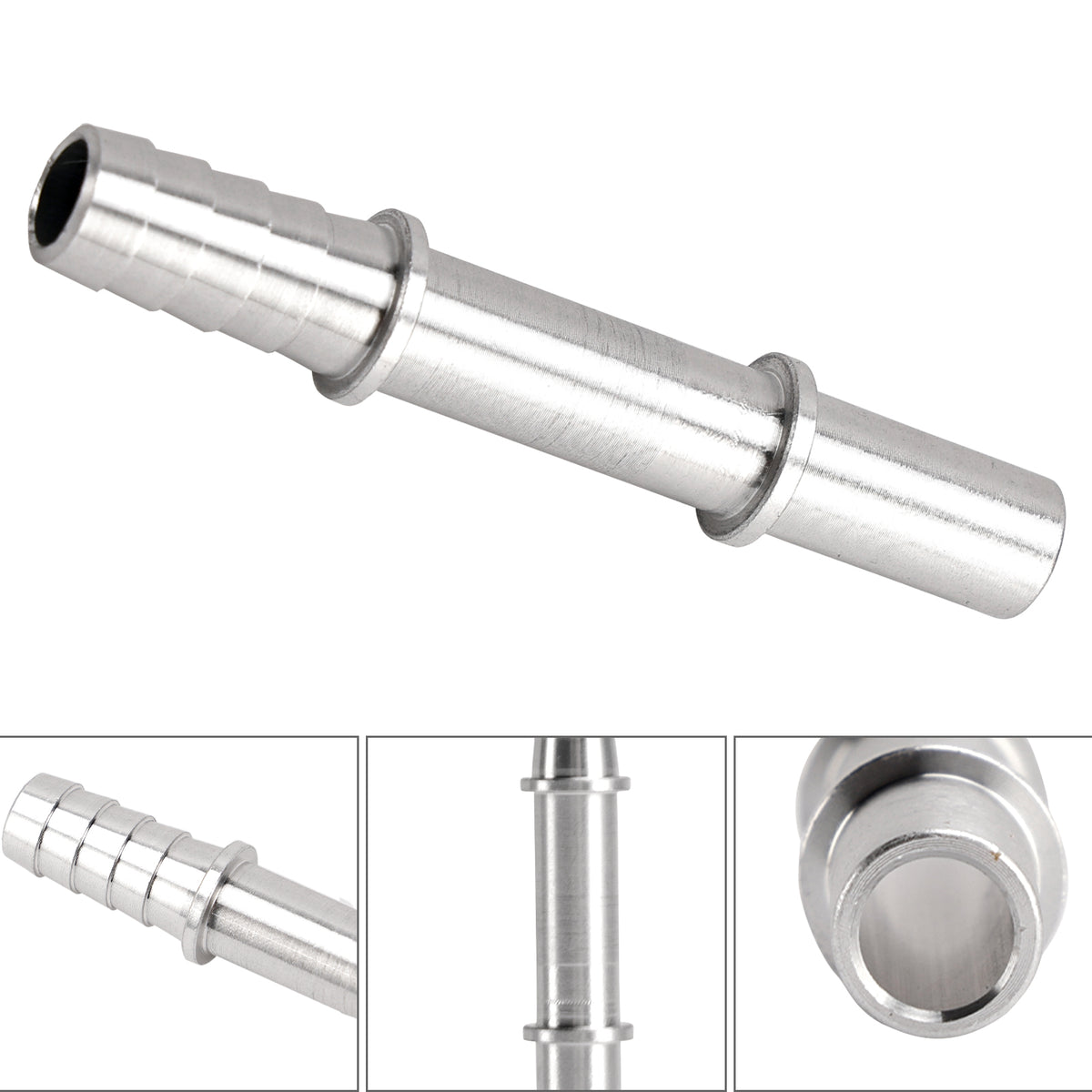 Quick Connect 3/8 Fuel Rail Hose To 3/8 Barb Adapter Fitting AN817-02 ...