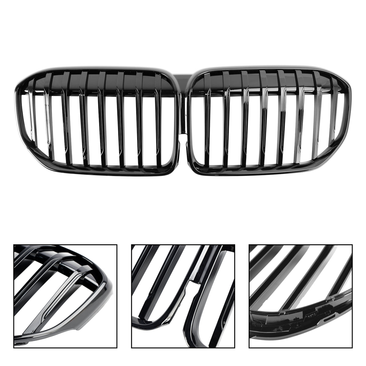 2019-2022 BMW 7 Series G11 G12 Gloss Black Front Grill Grille Single S ...