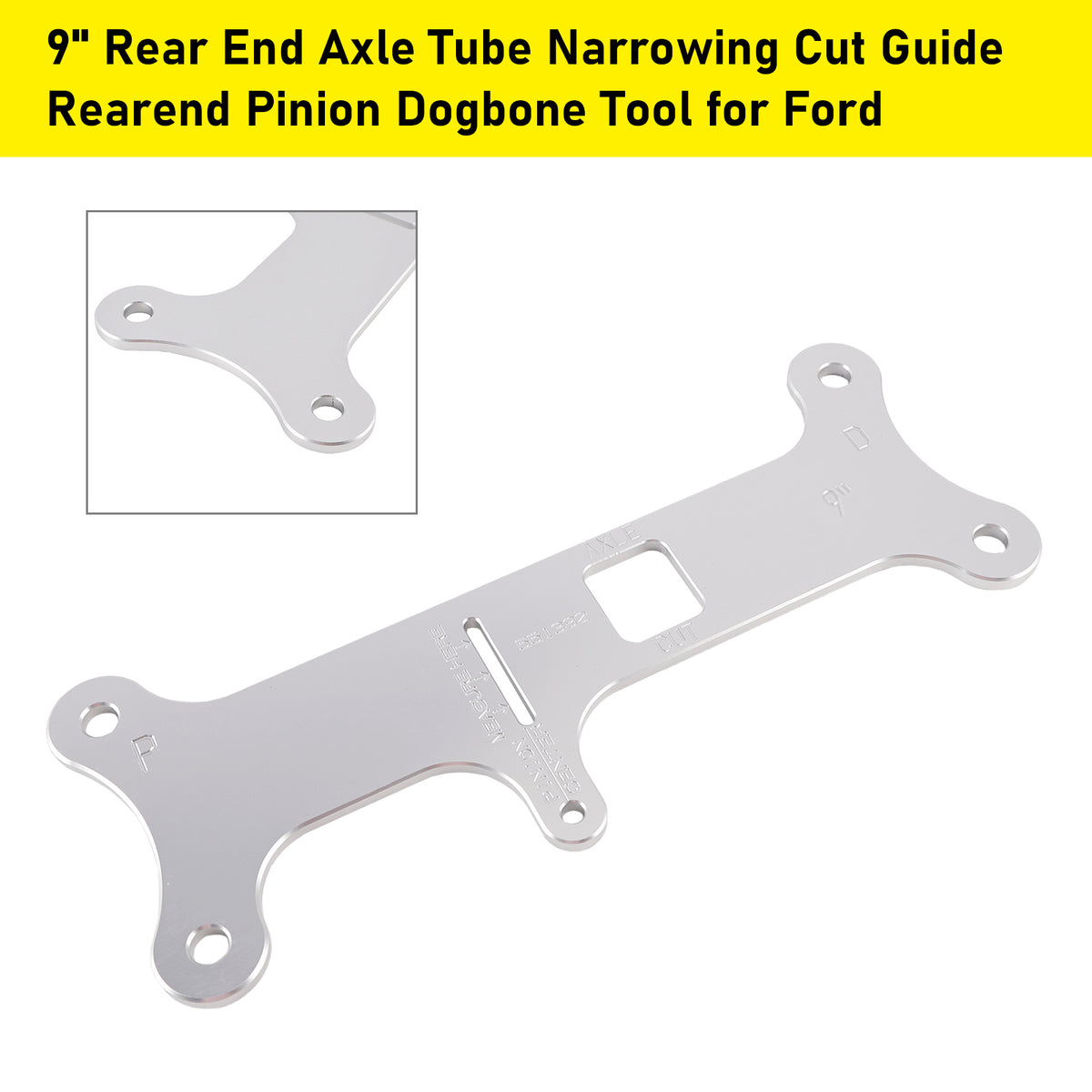 9" Ford Rear End Axle Tube Narrowing Cut Guide Rearend Pinion Dogbone ...
