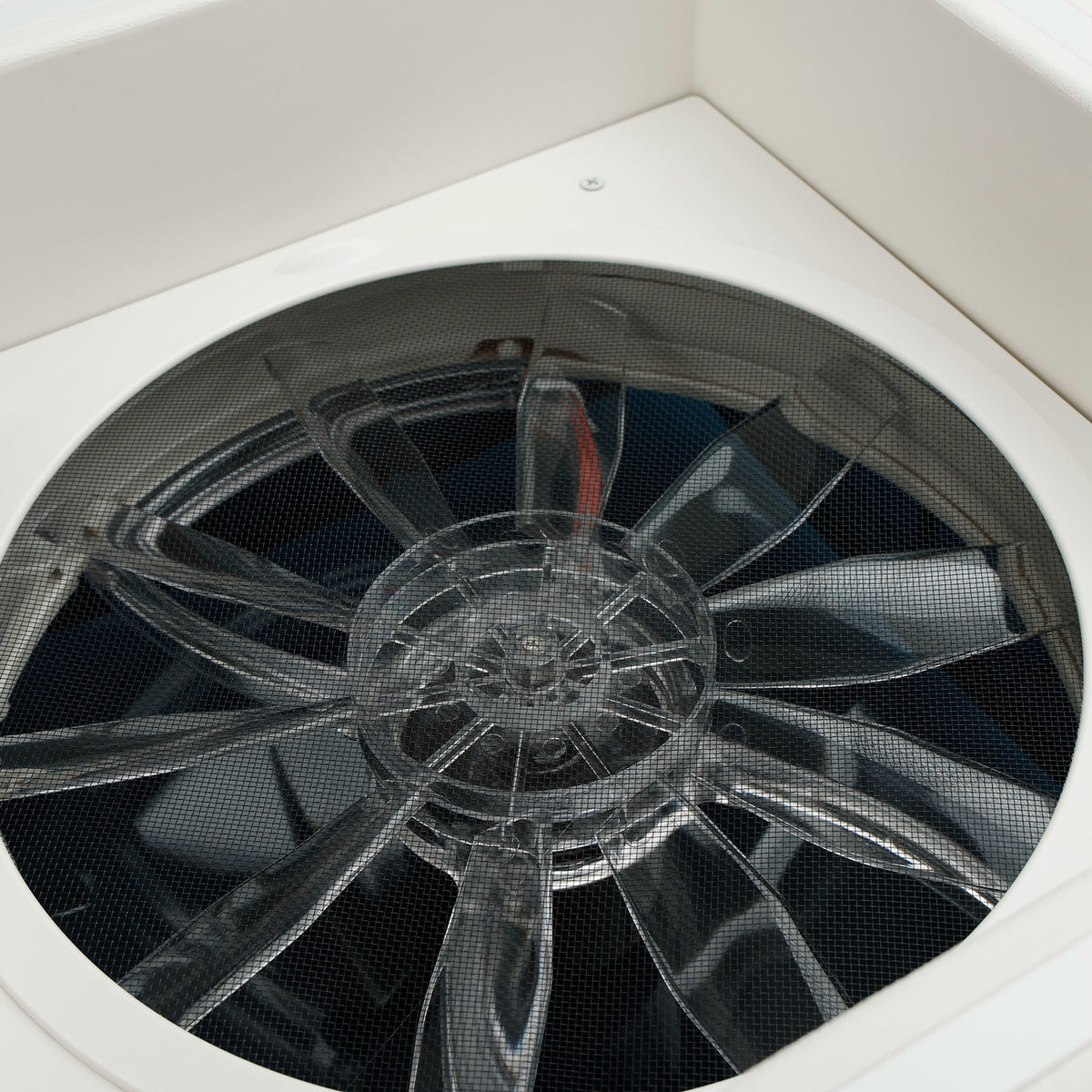 14" RV Caravan Roof Vent 3-Speed Motor RV Fan 12V Skylight With LED Li ...