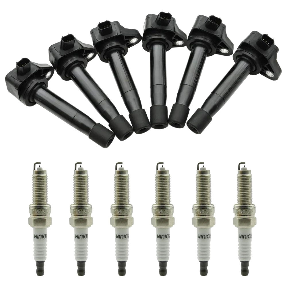 2013 2015 Acura Rdx V6 3 5l 6x Ignition Coil Spark Plug Uf603 C1624 G