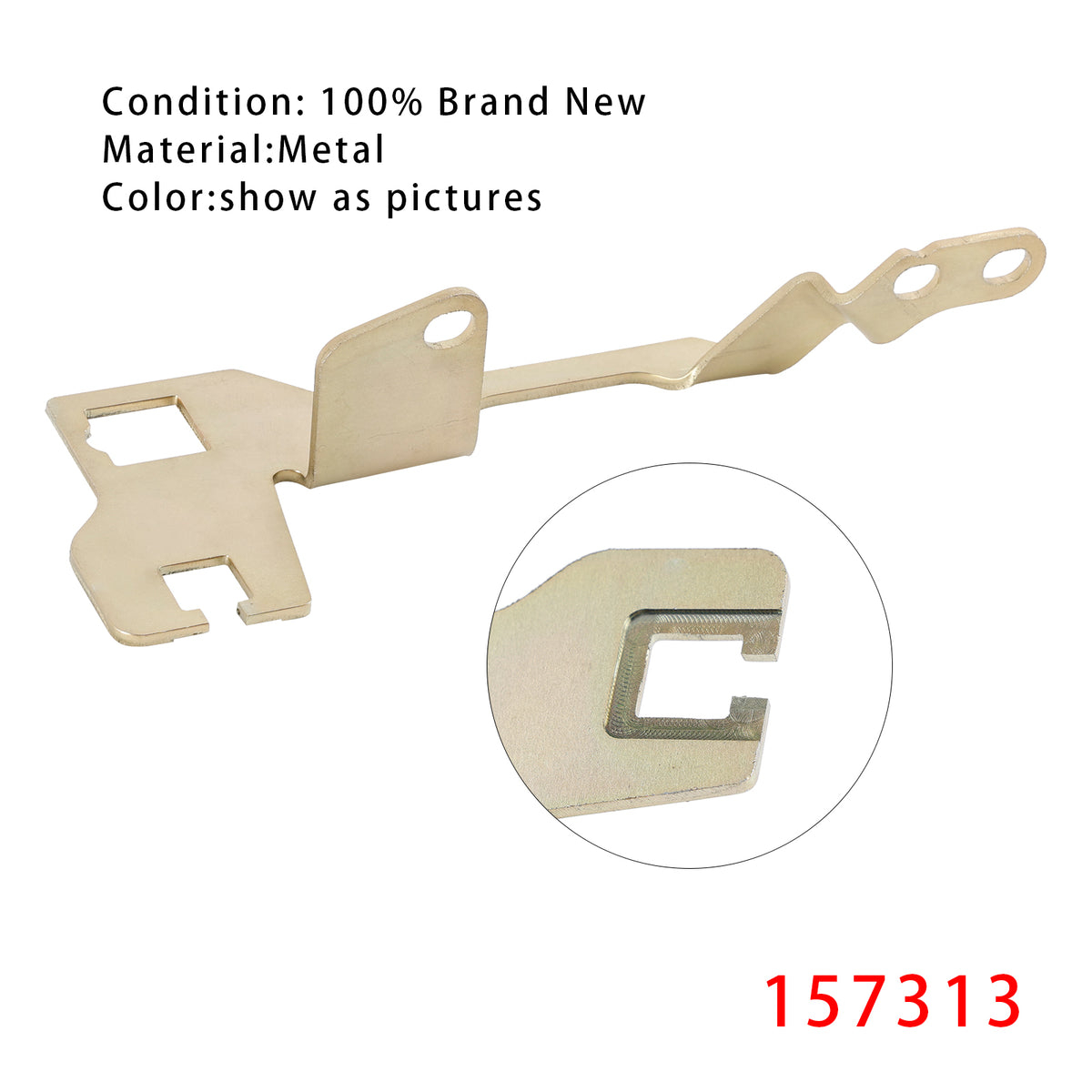 Universal Throttle Cable and Kickdown Cable Bracket 157313 Generic ...