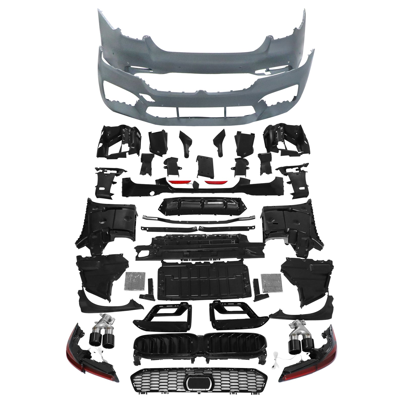 2018-2020 BMW 5 Series G30 G31 G38 Facelift M5 Style 2021+ Bumper Body ...