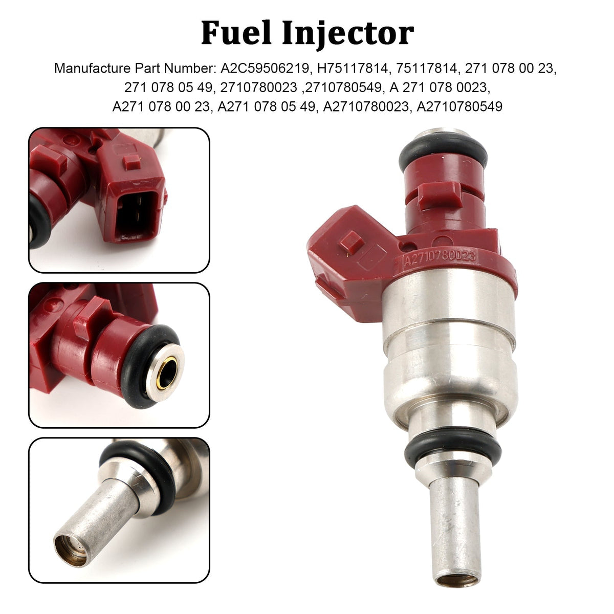 MERCEDES-BENZ SPRINTER 906 1.8L Fuel Injector A2710780023 A2C59506219 ...