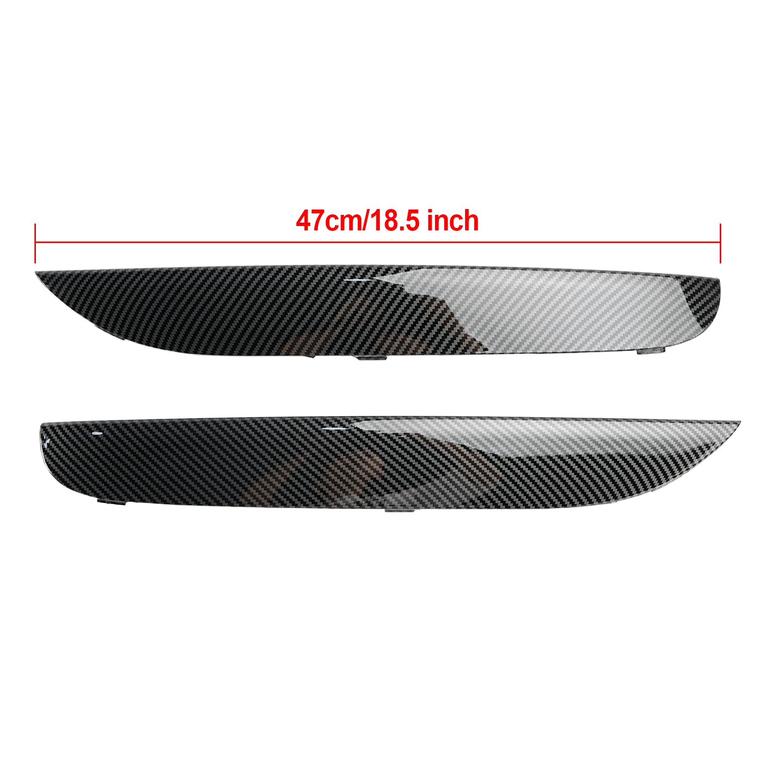2009-2015 BMW 7 Series F01 F02 L+R Front M Sport Bumper Moulding Trims ...