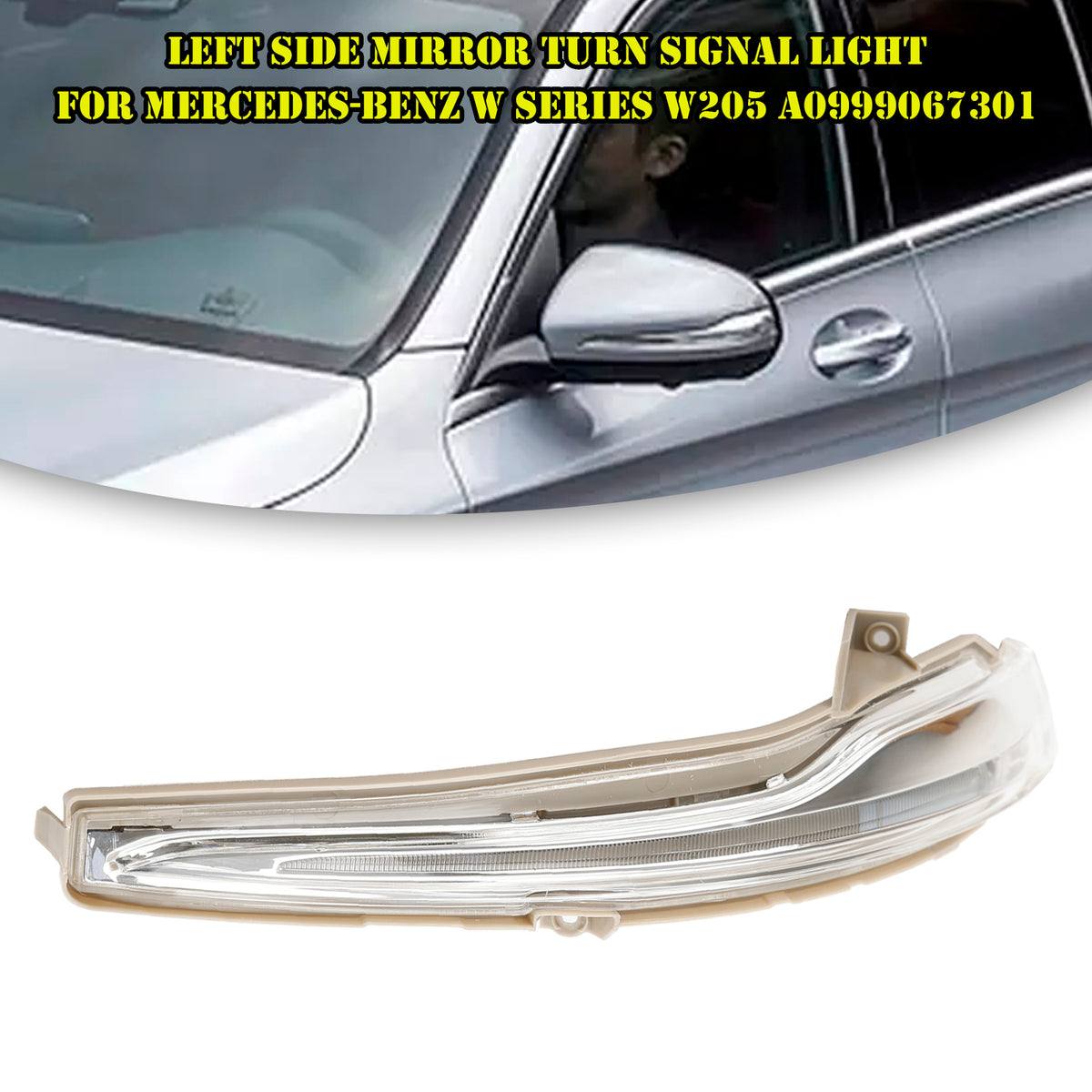 2016-2019 Benz GLC-Class C253 Pair Side Mirror Turn Signal Light A0999 ...