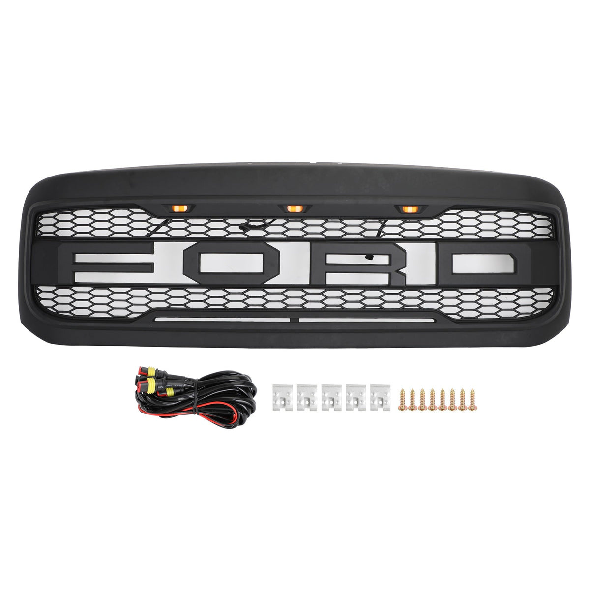 1999-2004 F250 F350 F450 F550 Excursion Ford Raptor Style Grill Replac ...