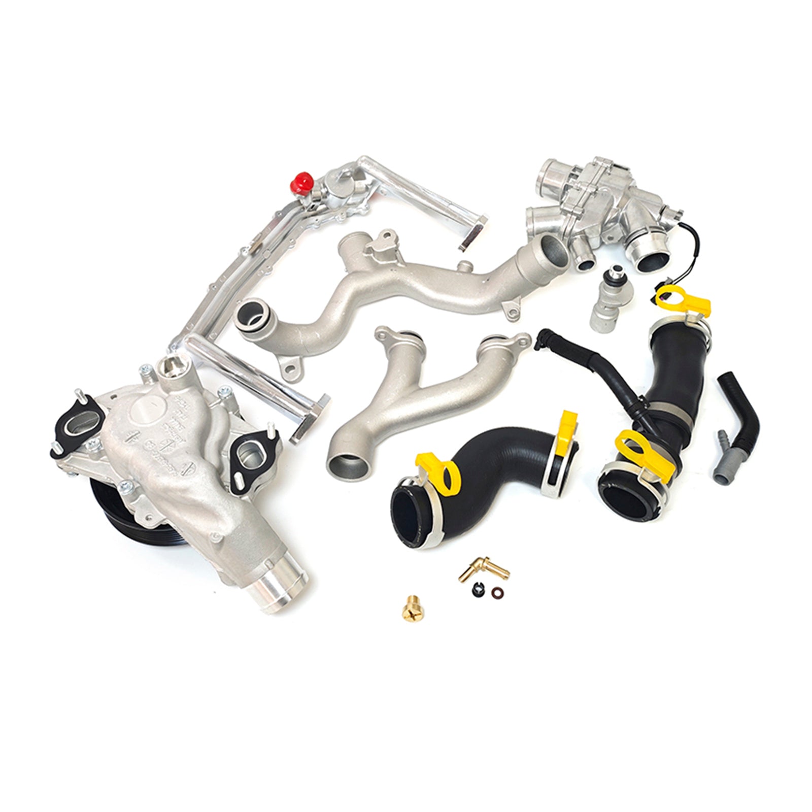 2014-2021 Jaguar F-Type 3.0L V6 Cooling System Kit Supercharged Engine ...