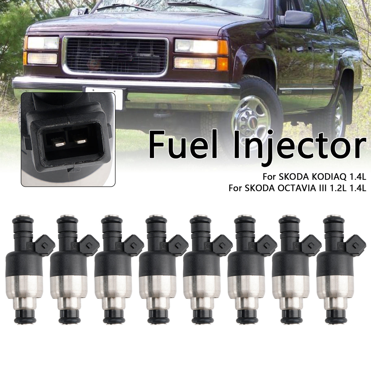 1999-2000 Chevrolet B7 C6500 C7500 Kodiak 8Pcs Fuel Injector 17109596 ...