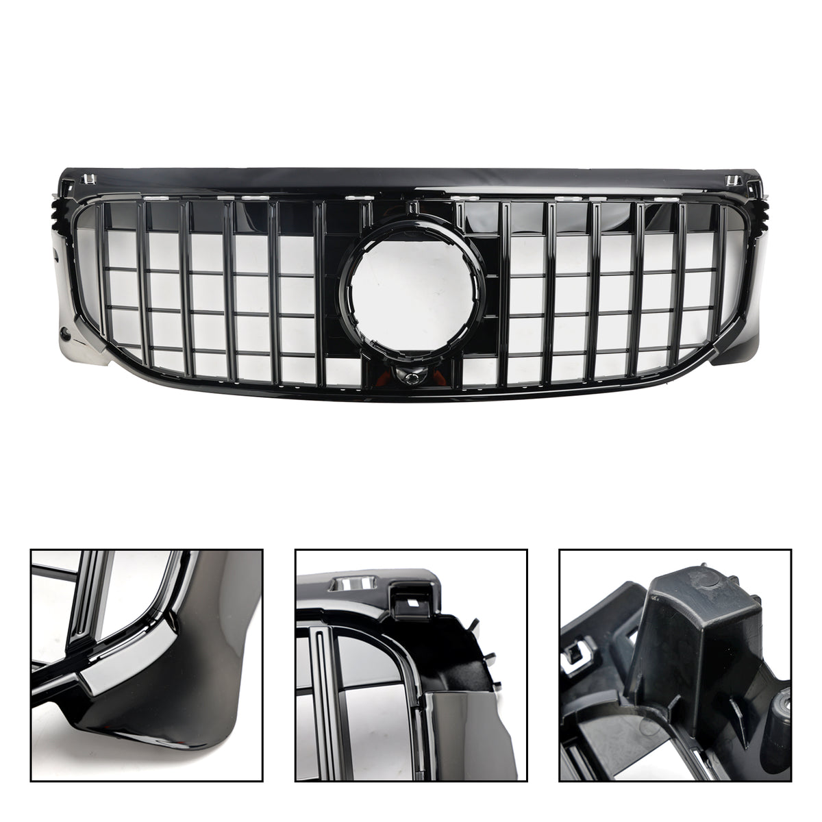 2020-2023 Mercedes Benz GLB-Class X247 Gloss Black Front Bumper Grille ...
