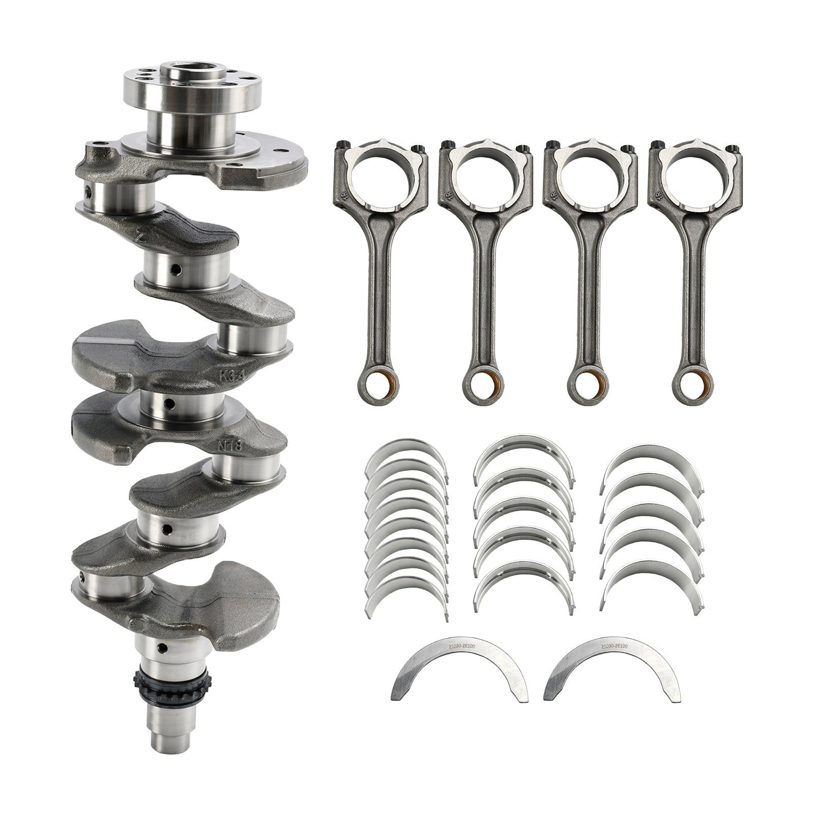 2014-present Hyundai Mistra G4NB 1.8L Engine Crankshaft & Rods & Beari ...