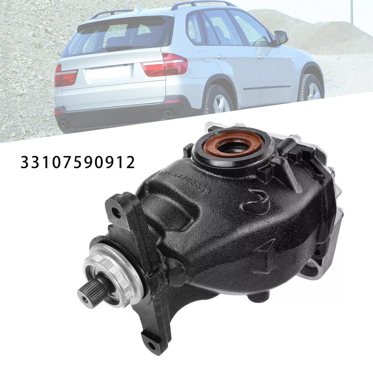 2011-2013 BMW E70 X5 L6 3.0L Rear Differential Carrier Axle 3.15 Ratio ...