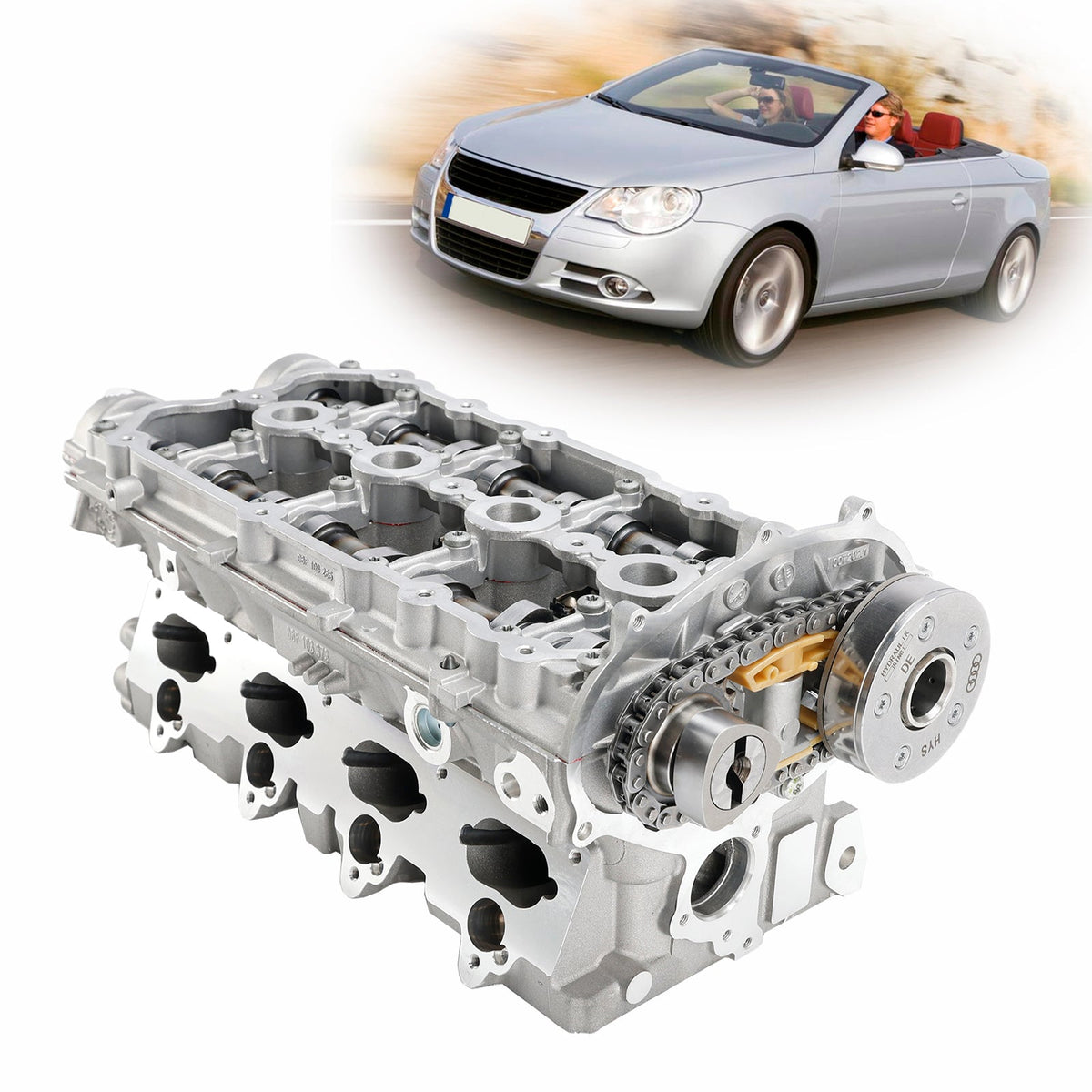 2005-2008 Volkswagen Golf GTI (MKV) 2.0 TSI AXX BPY BWA Cylinder Head ...