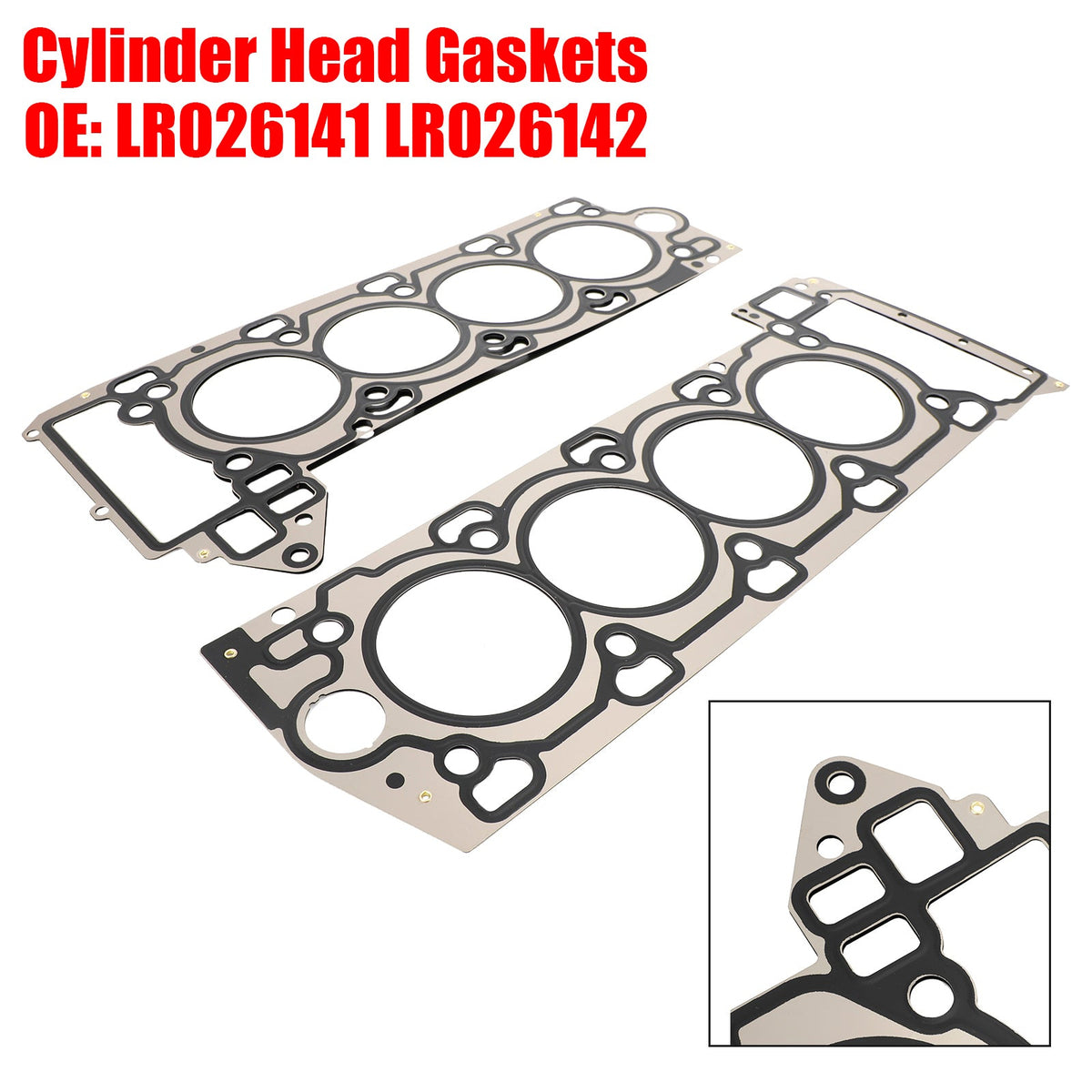 2010-2013 Land Rover LR4 5.0L 1 Pair Engine Cylinder Head Gaskets LR02 ...
