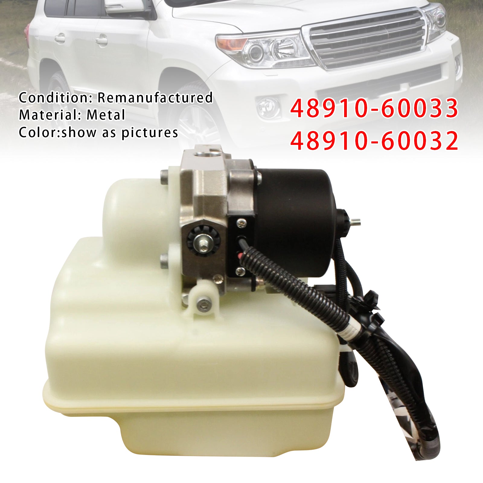 Toyota Land Cruiser Height Control Pump & Motor 48910-60033 48910-6003 ...