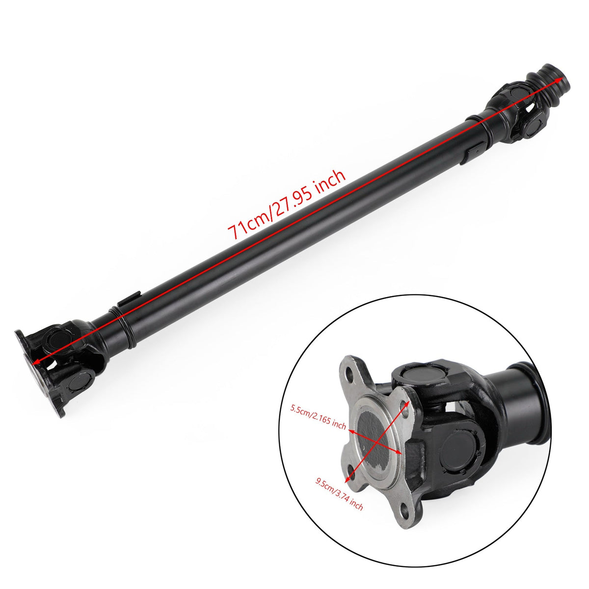 BMW X5 E70 2006-2013 710mm Front Propshaft 26208605866 26207597649 Fed ...