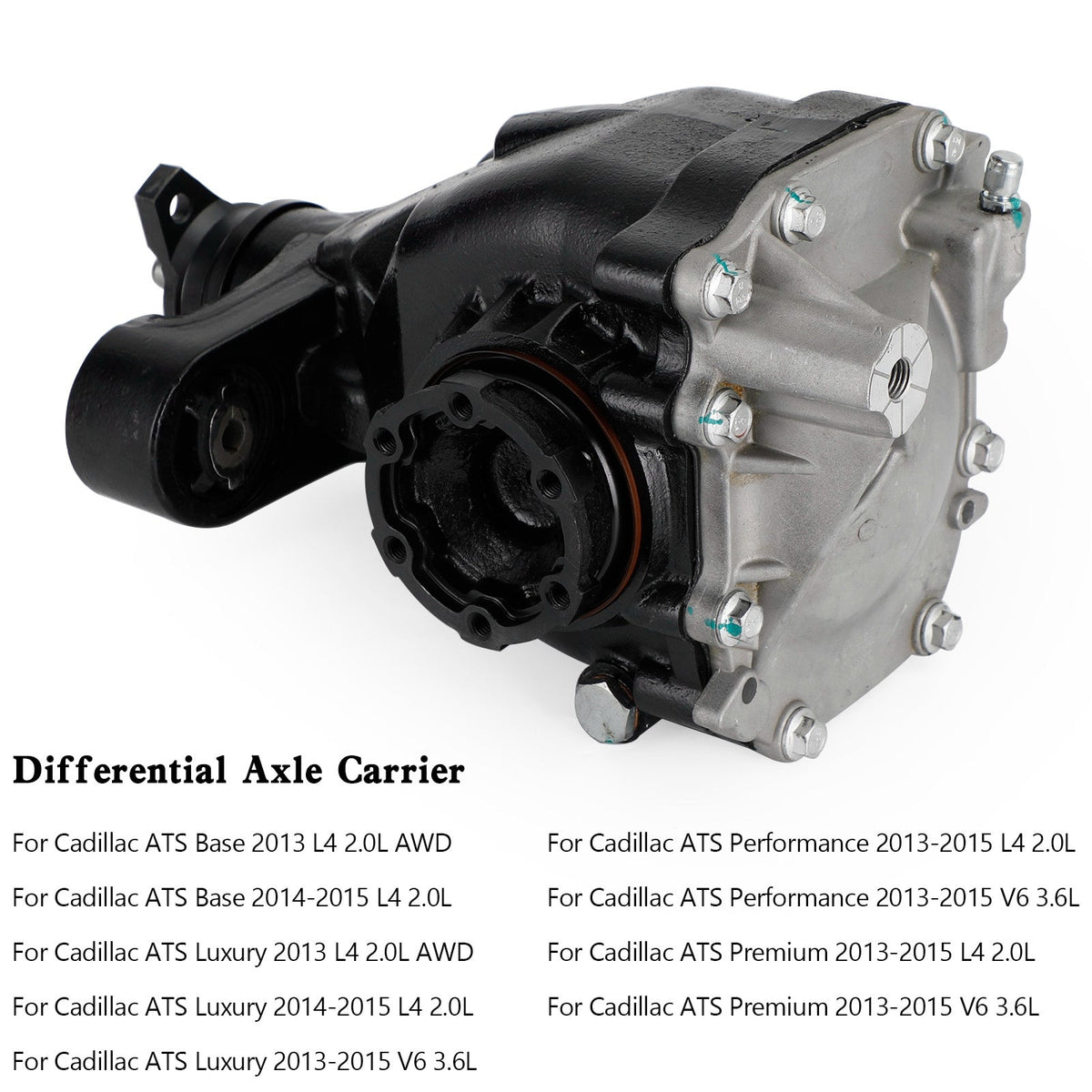 2016-2019 Cadillac ATS Luxury L4 2.0L AWD 3.27R(GW6) Rear Differential ...