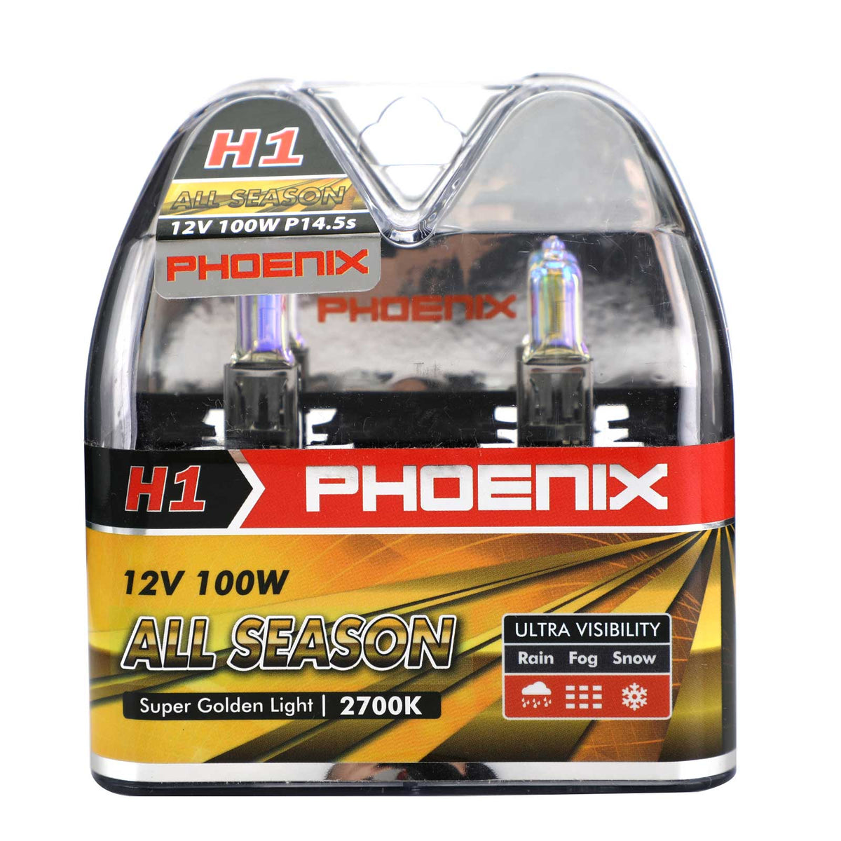 H1 Phoenix All Season Super Golden Light 2700K 100W Ultra Visibility G ...