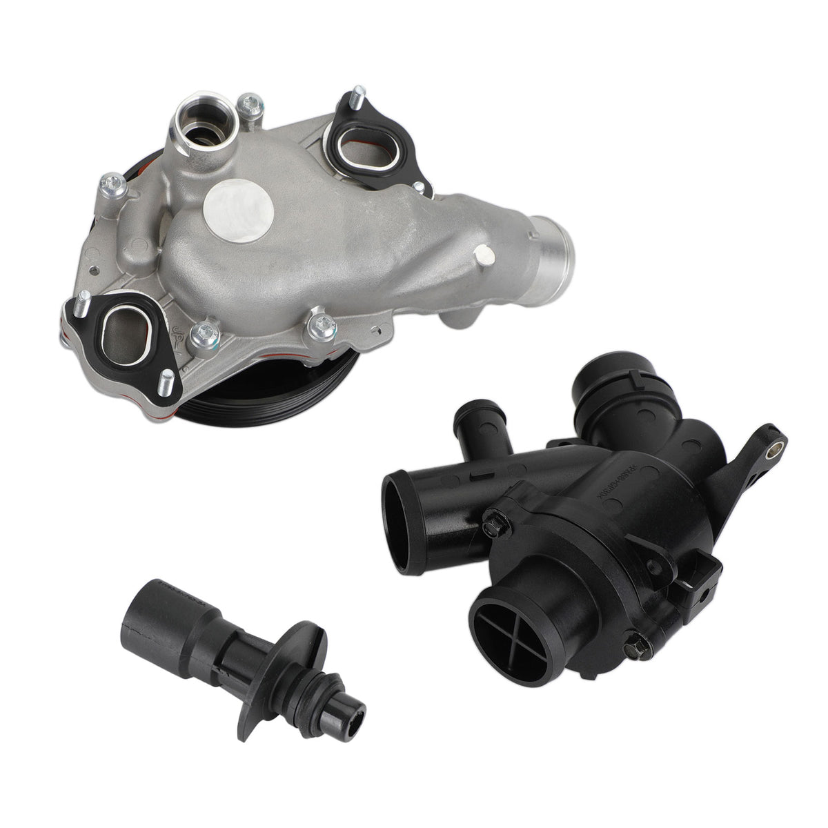 2010-2014 Jaguar XF 5.0L V8/ XFR Water Pump w/ Bolts Gaskets Connector ...