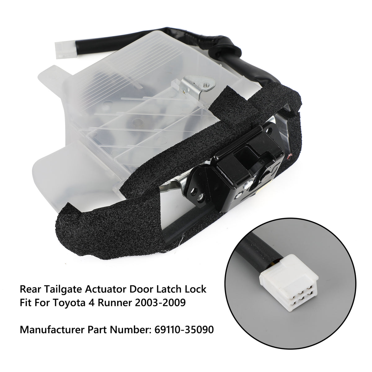 03-09 4 Runner Toyota Rear Tailgate Actuator Door Latch Lock 69110-350 ...