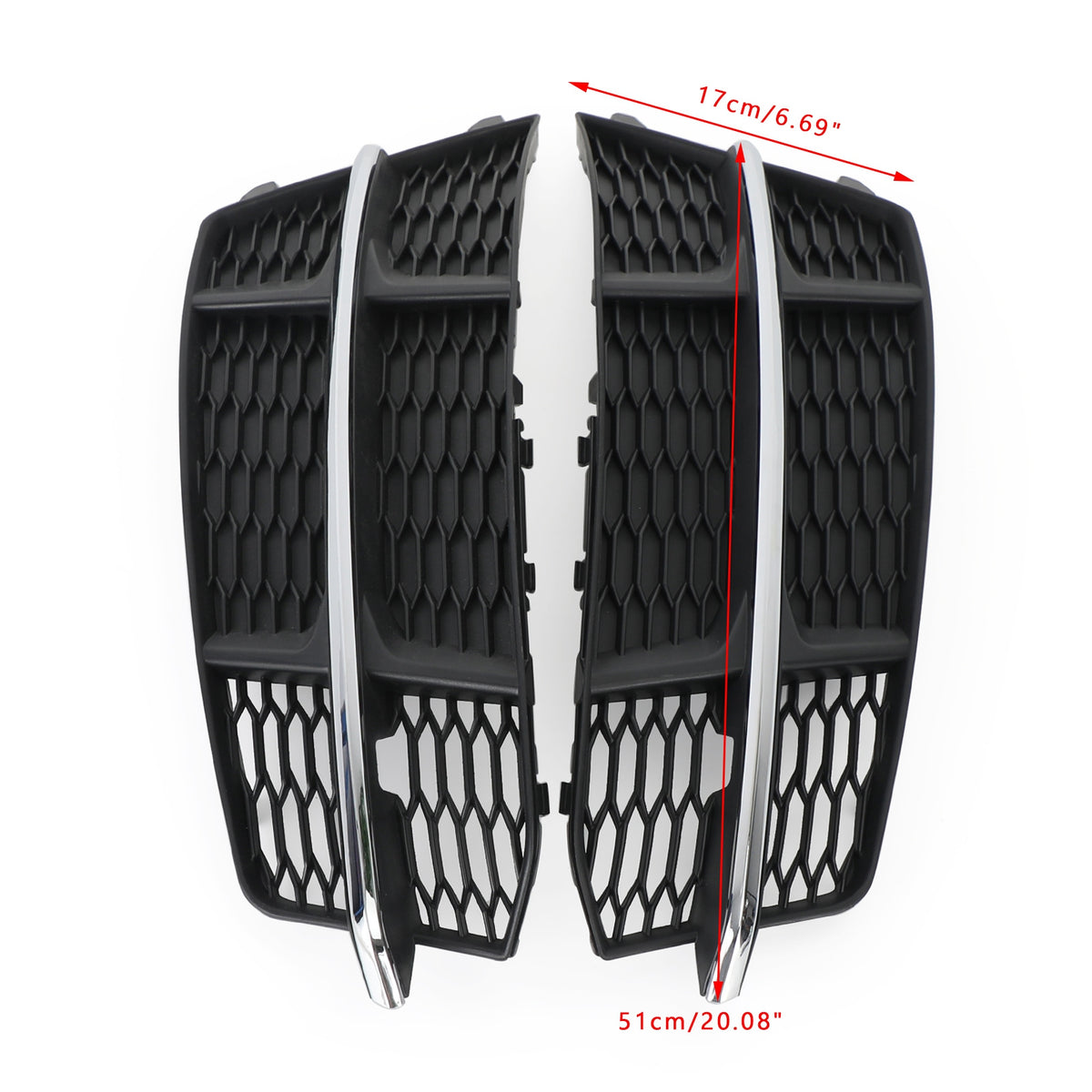 2016-2018 Audi A6 C7 S-Line Front Bumper Grill 4G0807681AN 4G0807682AN ...