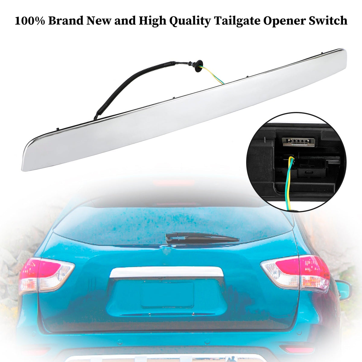 13-20 Nissan Pathfinder 3.5L 90810-3KG0A 90810-3KA0A Chrome Rear Liftg ...