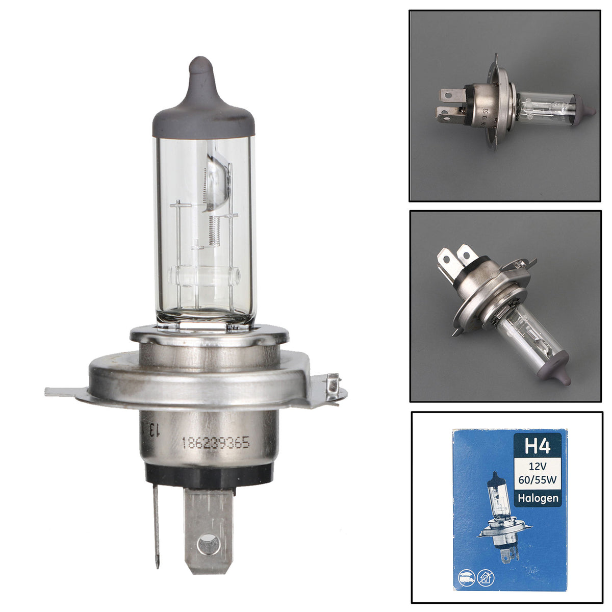 GE General Lighting Halogen Headlight 50440U H4 12V60/55W P43T-38 Gene ...