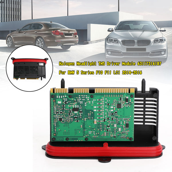 BMW F10 F11 F07 X5 F15 F85 Xenon Headlight TMS Driver Module 631173161 ...